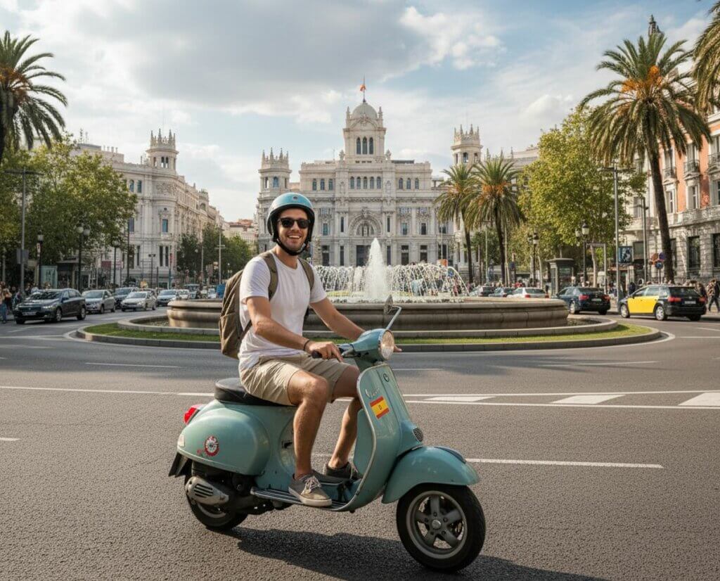Location d’un scooter à Madrid : Guide pour explorer la capitale espagnole